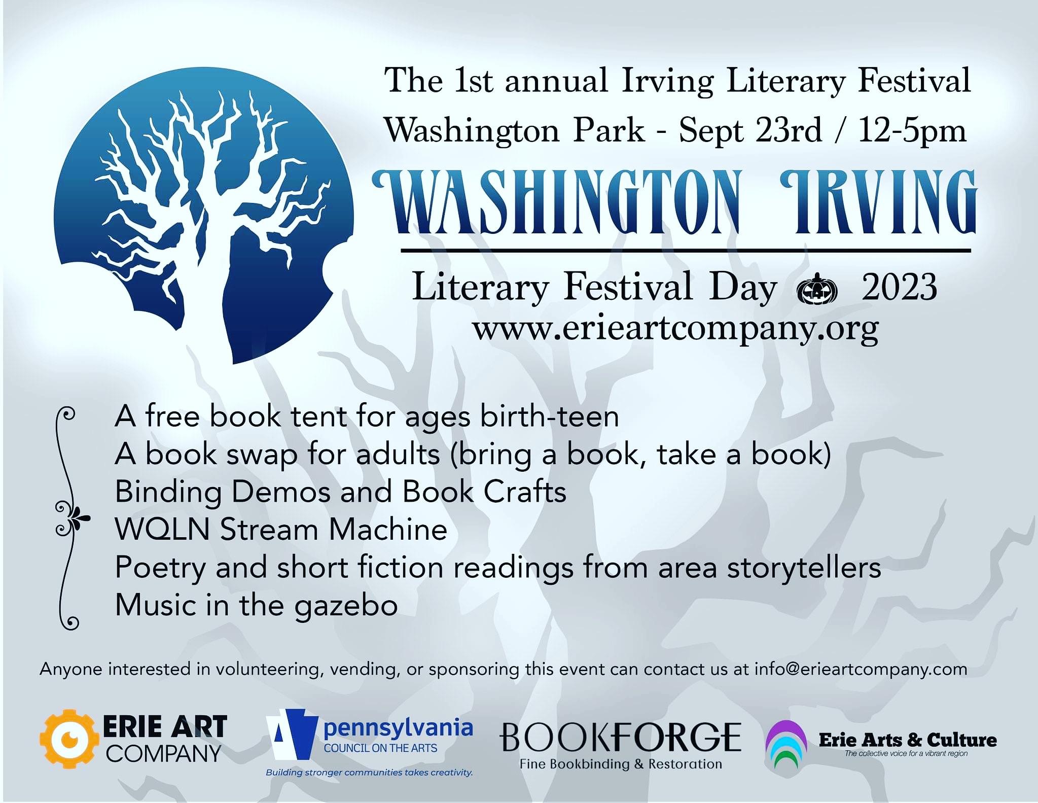 Washington Irving Literary Festival - Events - Erie Reader
