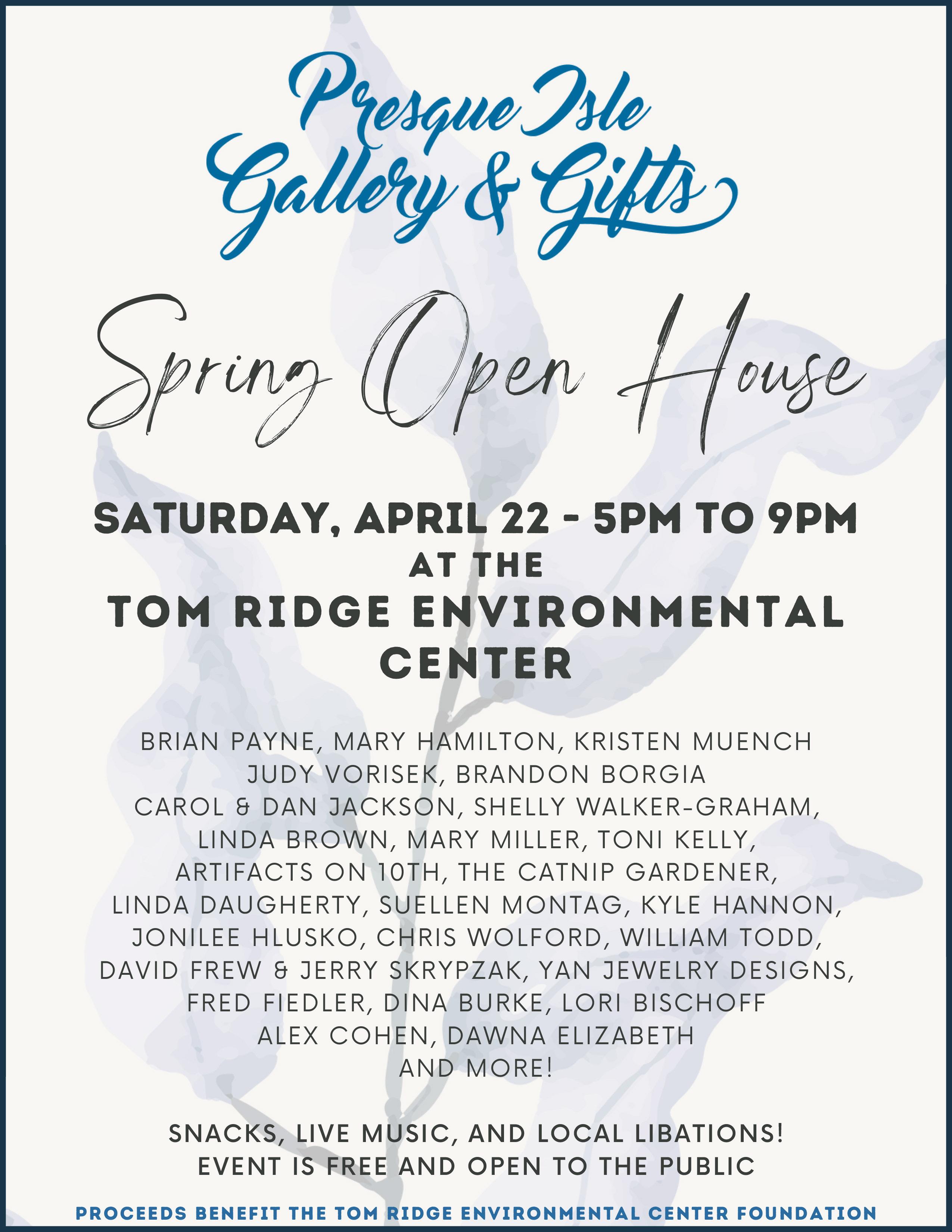 Spring Open House - Events - Erie Reader
