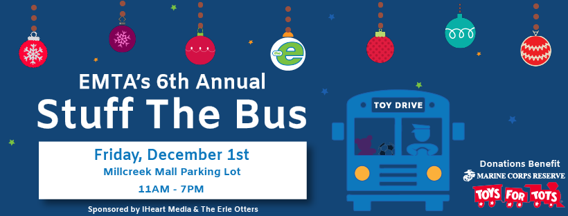 EMTA's 6th Annual Stuff the Bus Holiday Toy Drive - Events - Erie Reader