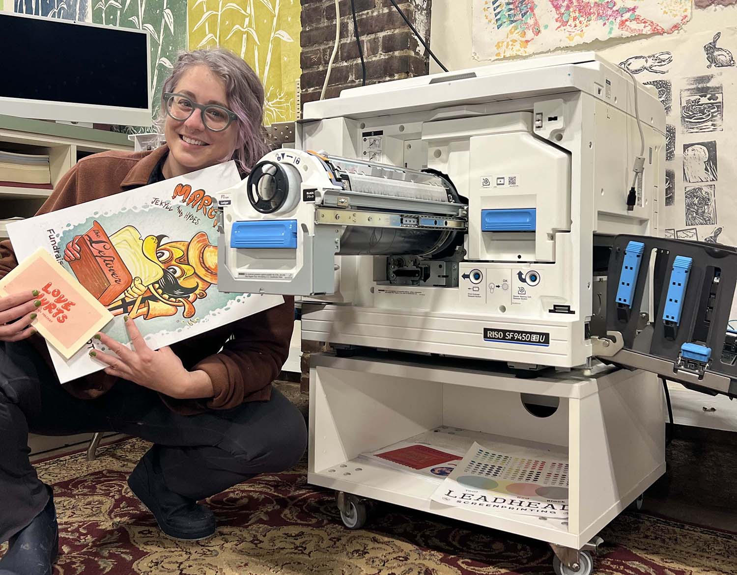 Serious Ris: Intro to Risograph Classes at Grounded Print Shop - Erie ...