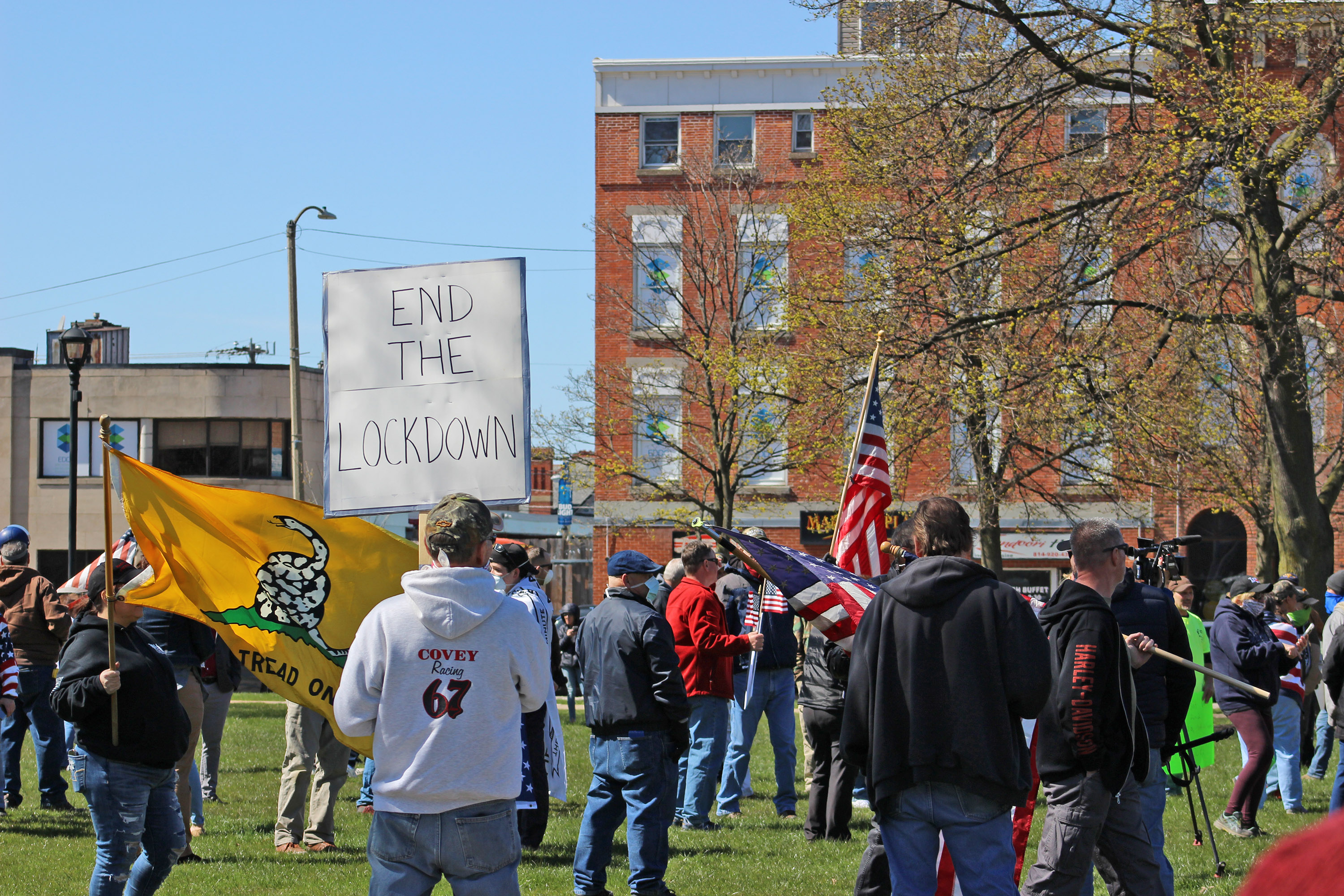 Photo Gallery: Protest Against Governor Tom Wolf Shut Down - Erie Reader