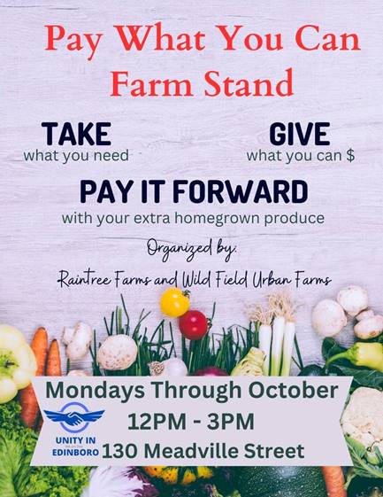 Edinboro Community Farm Stand - Events - Erie Reader