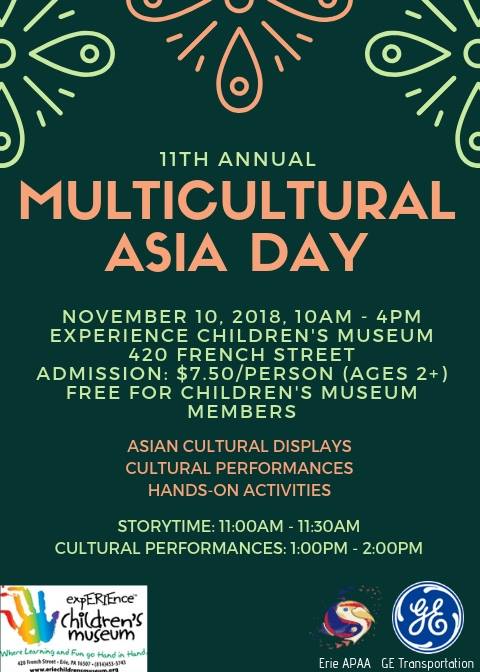 11th Annual Multicultural Asia Day - Events - Erie Reader
